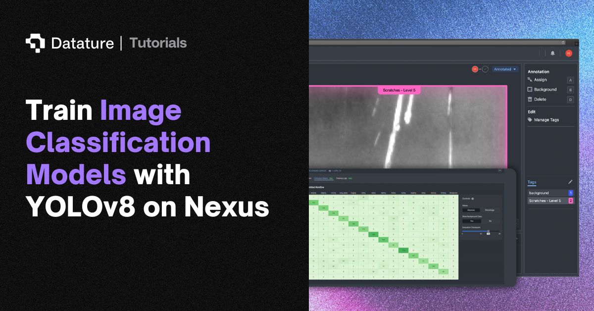 Training Image Classification Models with YOLOv8 on Nexus